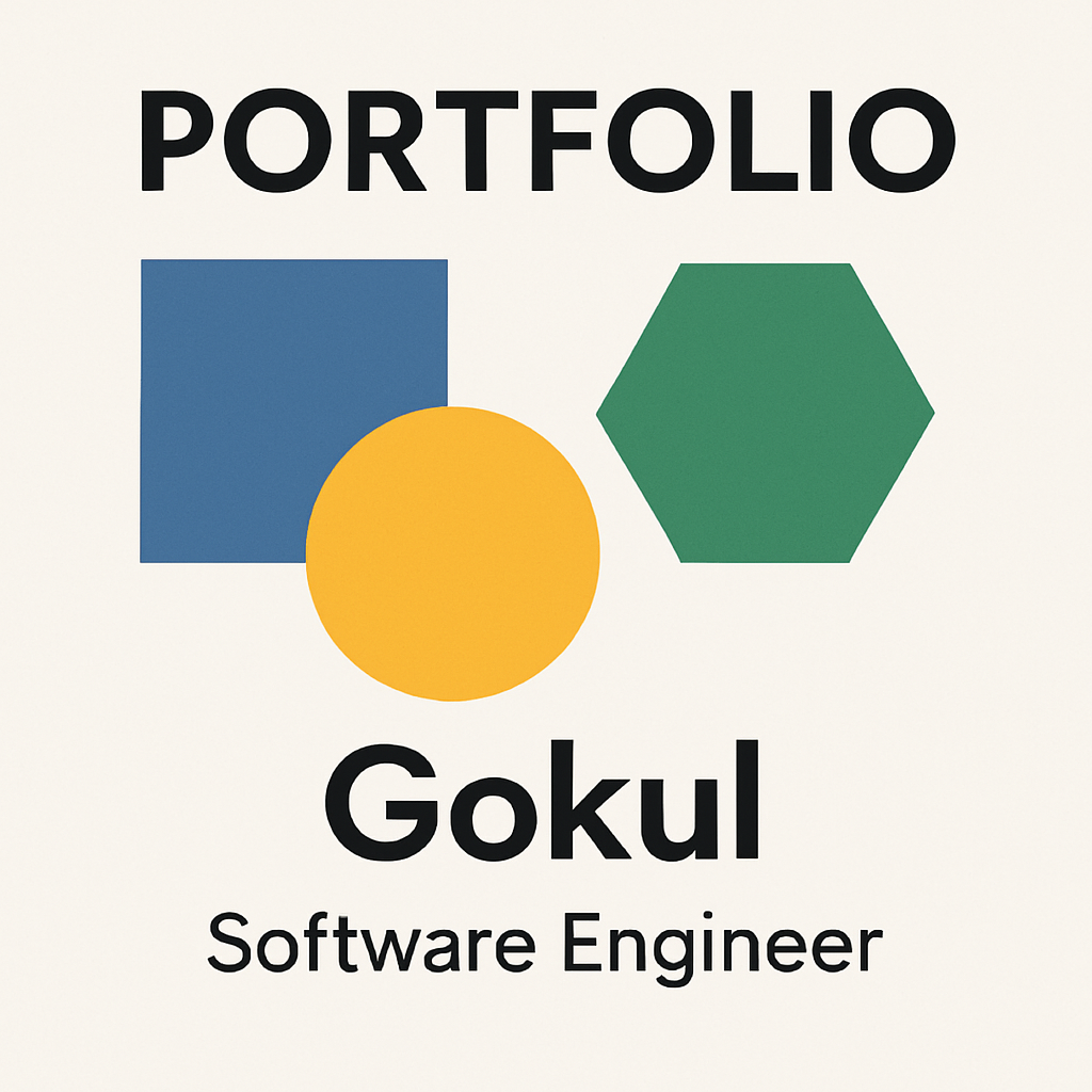 Gokul - Software Engineer | Generative AI Specialist